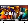Hisense 58" 4K UHD HDR Roku Smart TV with AI Upscaler & DTS Sound