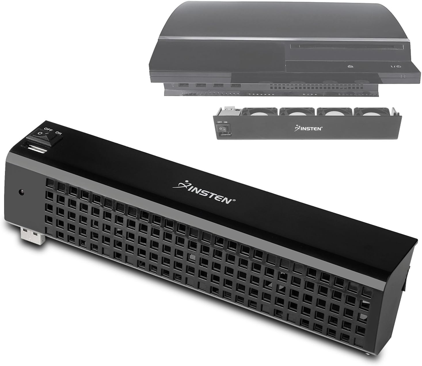 Insten - Ventilador de refrigeración USB para PlayStation 3 (solo ...