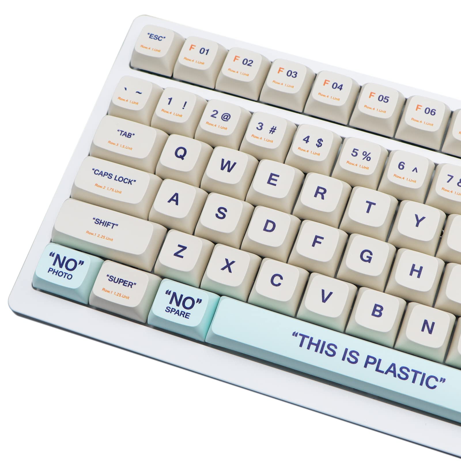 Mua MOLGRIA Keycaps This is Plastic 134 Set for Mechanical Keyboard ...
