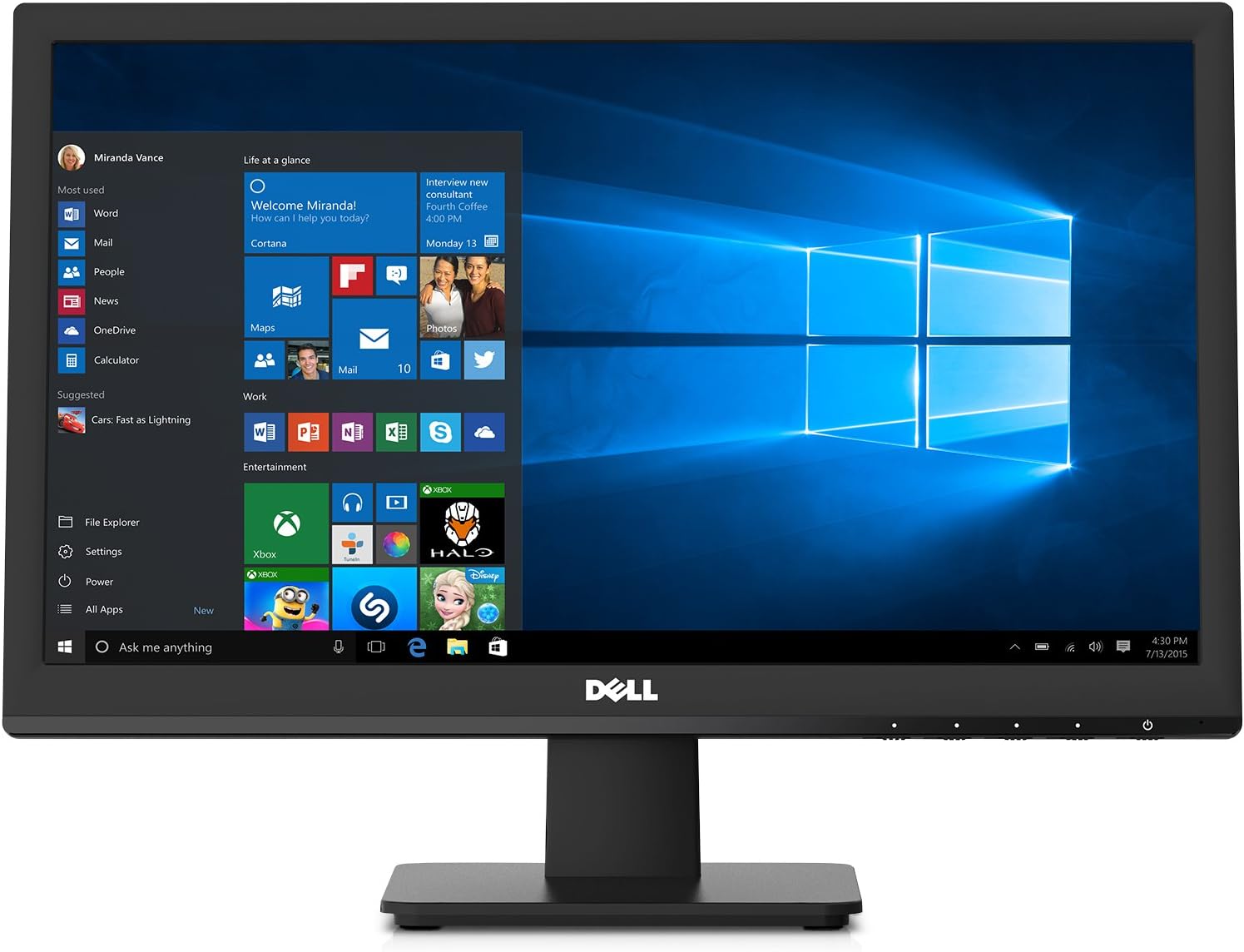 Dell D2015HM Monitor de Pantalla de 19,5 Pulgadas, LED: Amazon.com.mx ...