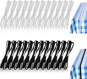 Amazon.com: Table Bungees Tablecloth Strap Band Tablecloth Bungee Cord ...