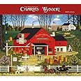 Amazon.com: Carousel Calendars, Wysocki Americana Deluxe 2025 Wall Calendar : Office Products