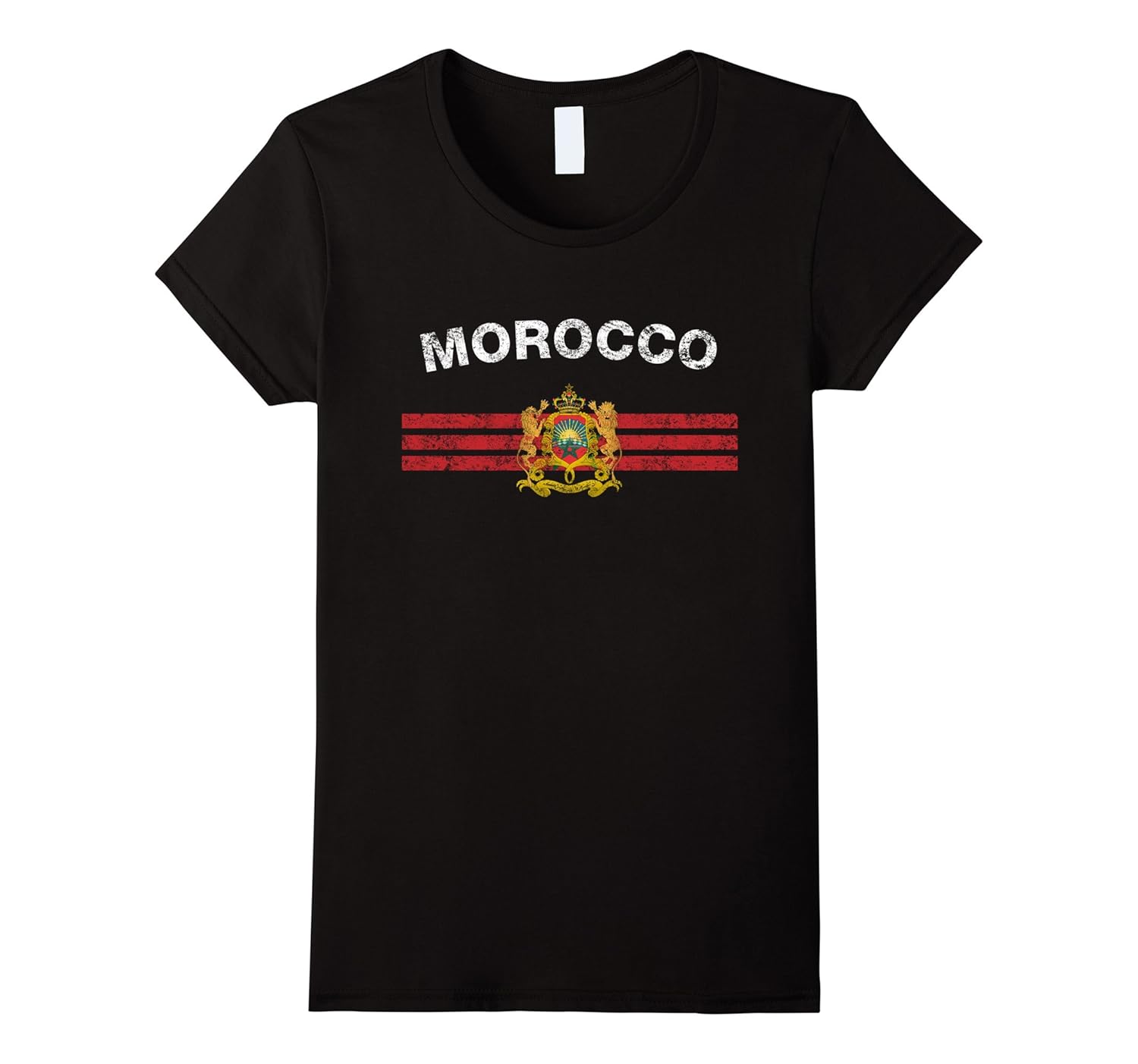 Moroccan Flag Shirt – Moroccan Emblem & Morocco Flag Shirt-4LVS ...