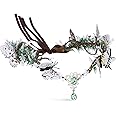 Amazon.com : MOSTORY Handmade Woodland Elf Headpiece - Butterfly Fairy ...