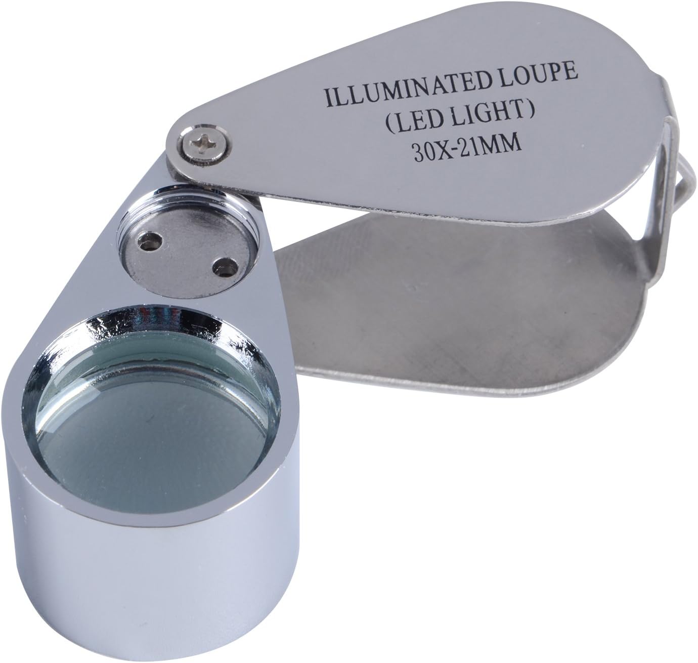 30X Full Metal Illuminated Jewellery Magnifier,Changshengda Folding ...