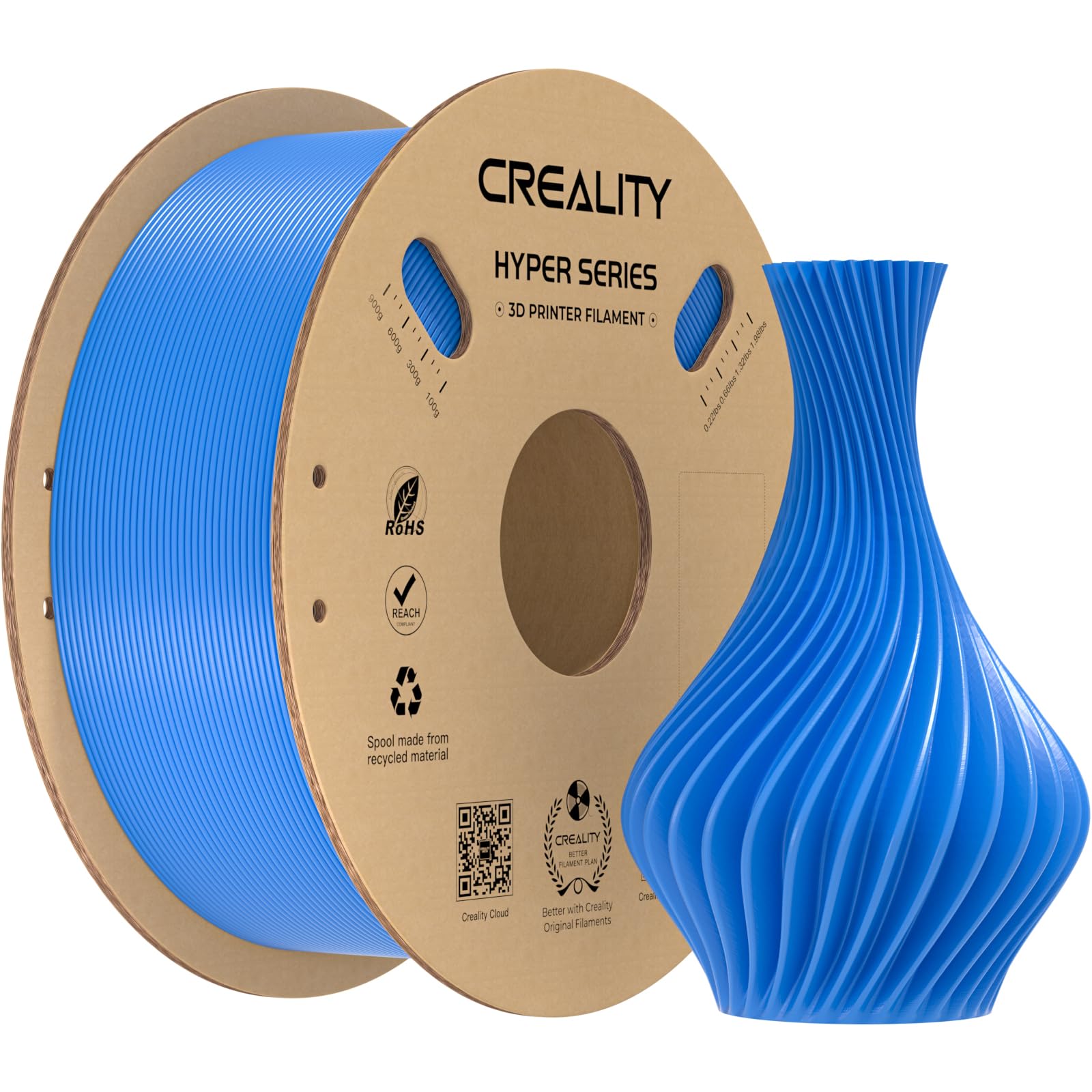 Creality PLA Filament 1.75mm for K1 Max, 3D Printer Filament PLA ...