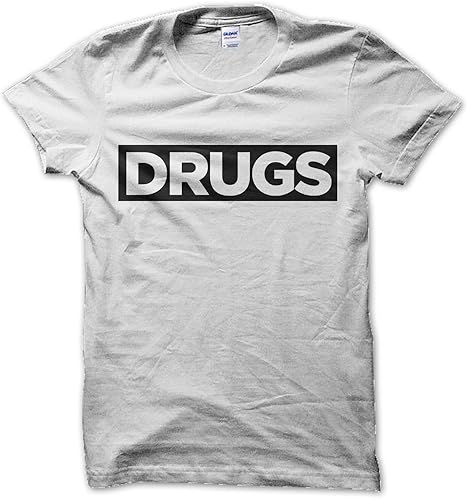 Drugs T-shirt : Amazon.co.uk: Clothing