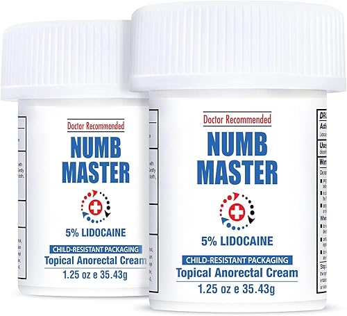 Clinical Resolution Numb Master 5% Lidocaine Topical Numbing Cream, 2 ...