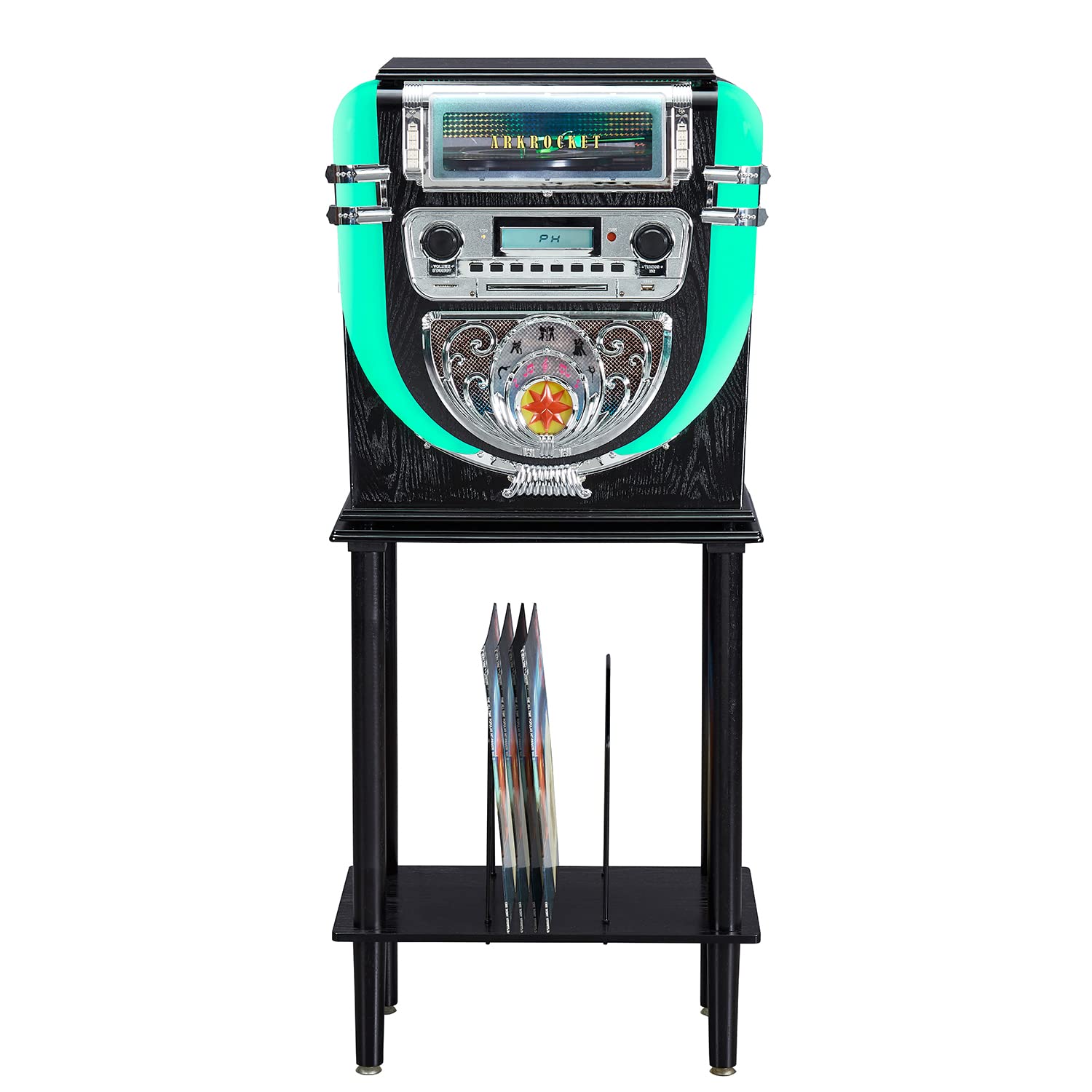 Mua Boston Tabletop Jukebox Record Player Entertainment System with ...