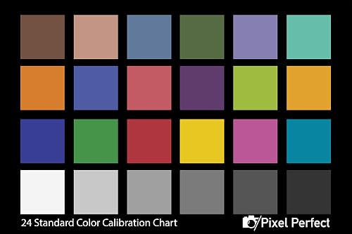 Pixel Perfect Camera Colour Correction Card – 4x6 for Photo and Video ...