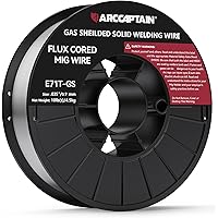 ARCCAPTAIN MIG Welder, 200Amp 6 in 1 Gas MIG/Gasless Flux Core MIG ...