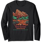 Amazon.com: Red Rocks Amphitheater - Morrison Colorado Poster Art T ...