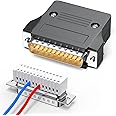 Amazon.com: JUXINICE 2Pack Small DB25 Male Solderless Connector, 25 Pin Male Direct Connection ...