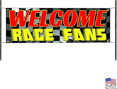 Amazon.com : Welcome Race Fans! Sports Gala Festival Promotion ...