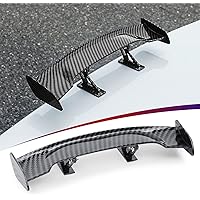 Amazon.com: Augeny Car Mini Spoiler Wing, 9.8 Inch Carbon Fiber Car ...