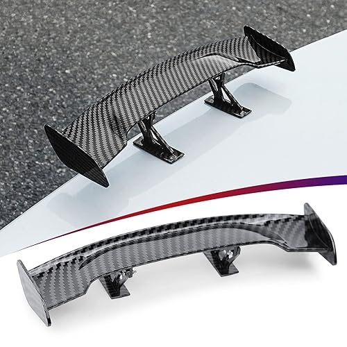 Universal Mini Spoiler Wing Carbon Fiber Real Tail Spoiler Wing Auto ...