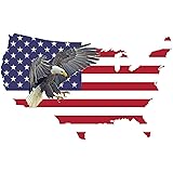 Amazon.com: Rogue River Tactical American Eagle Sticker USA Flag ...