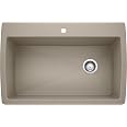 BLANCO, Truffle 441287 DIAMOND SILGRANIT Super Single Drop-In or ...