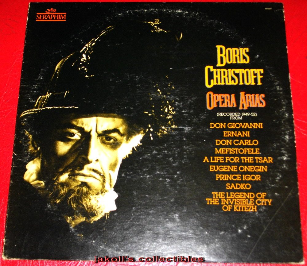 Boris Christoff - Boris Christoff- Opera Arias - Amazon.com Music