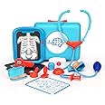 Amazon.com: Fat Brain Toys Pretendables Doctor Playset, Pretend Play ...