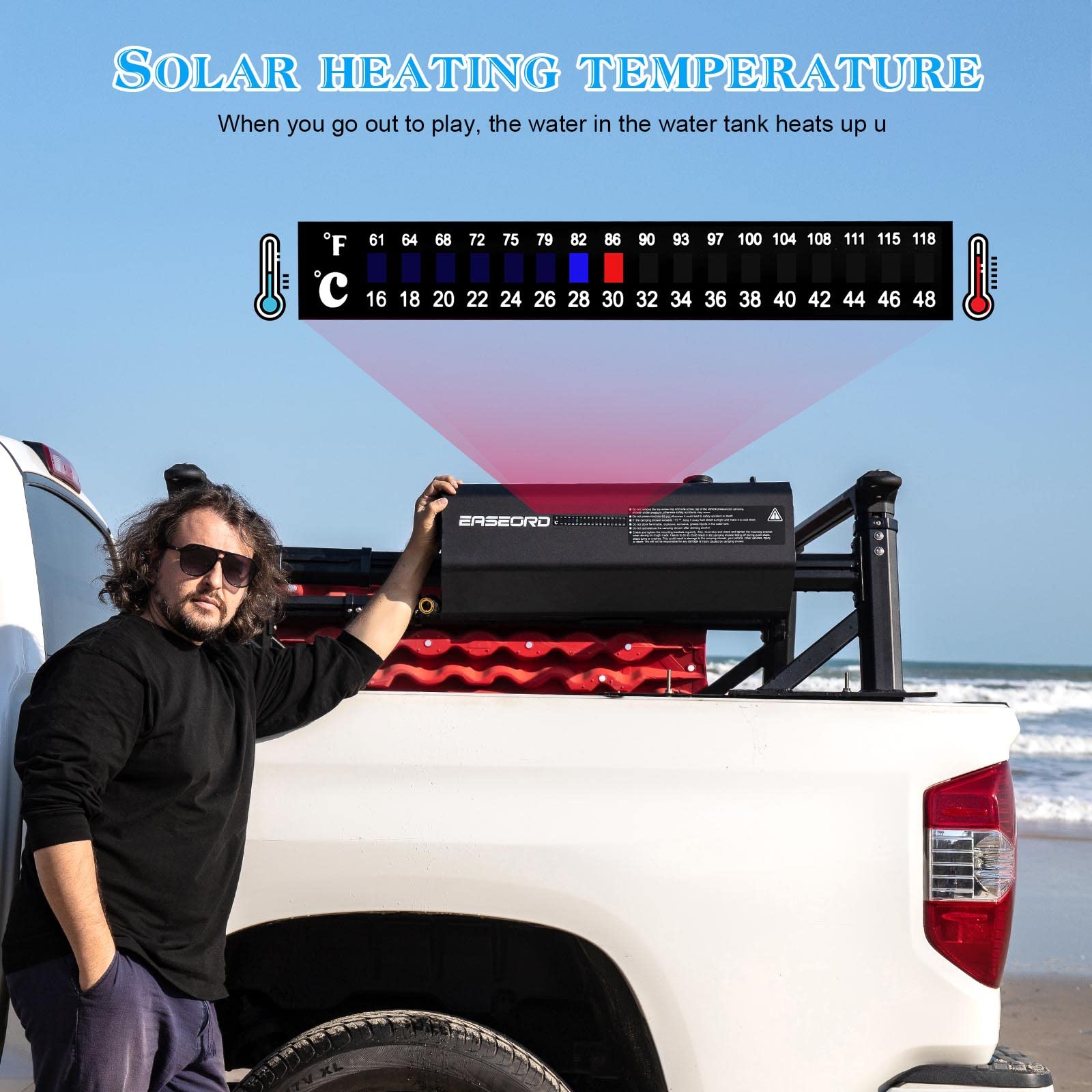 Mua EASEORD 4.5Gallon Upgraded Pressurized Water Tank for Camping ...