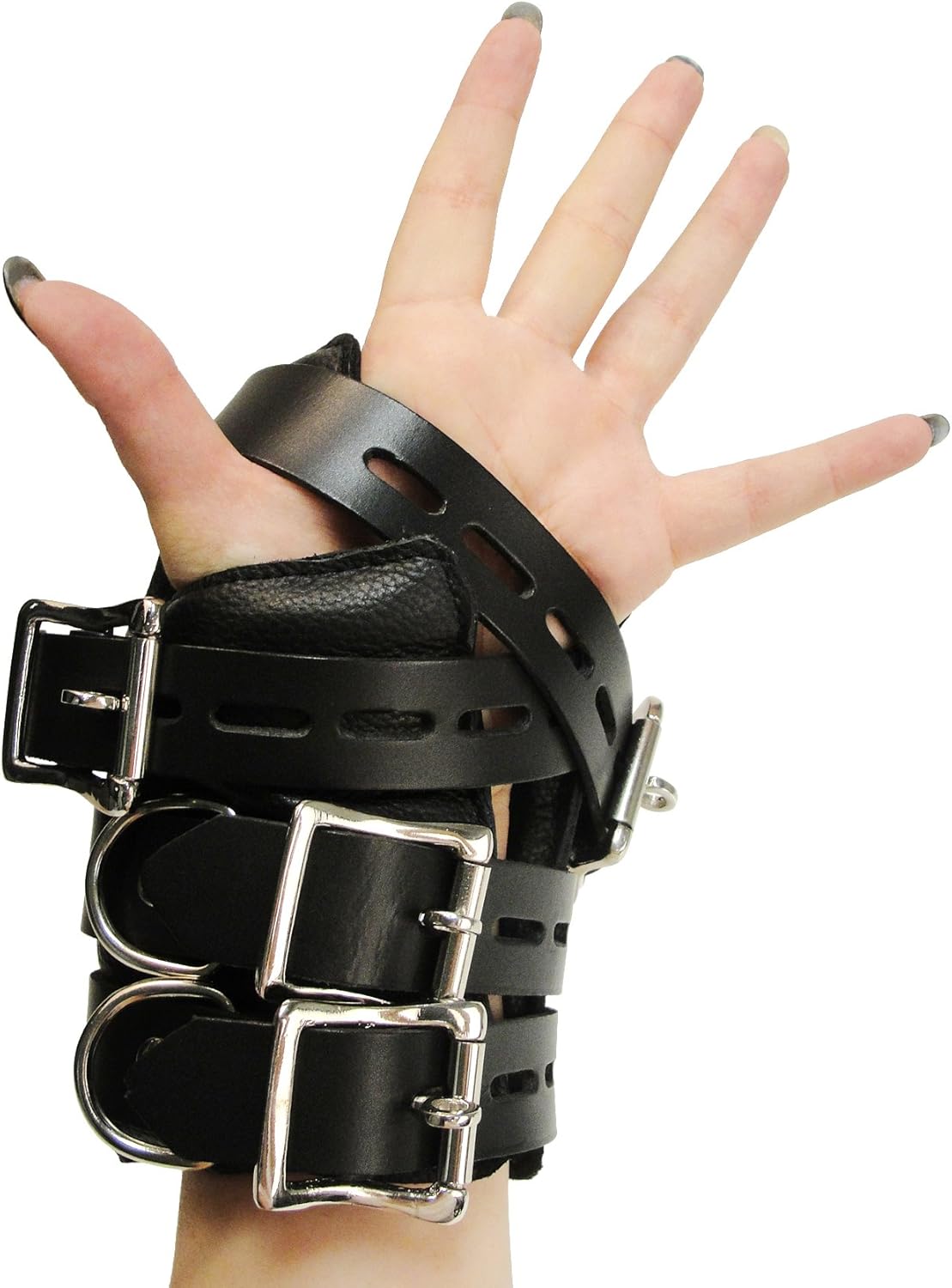 Strict Leather Four Buckle Suspension Cuffs: Amazon.co.uk: Health ...