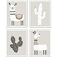 Amazon.com: Llama Wall Decor Art Posters - Set of 4 11 x 14 ...
