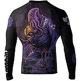 Raven Fightwear Men's Irezumi BJJ MMA Rash Guard at Amazon Men’s ...