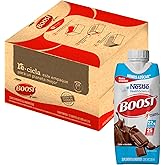 Boost Alto en Proteína Suplemento Alimenticio Sabor Fresa, Caja de 12 ...