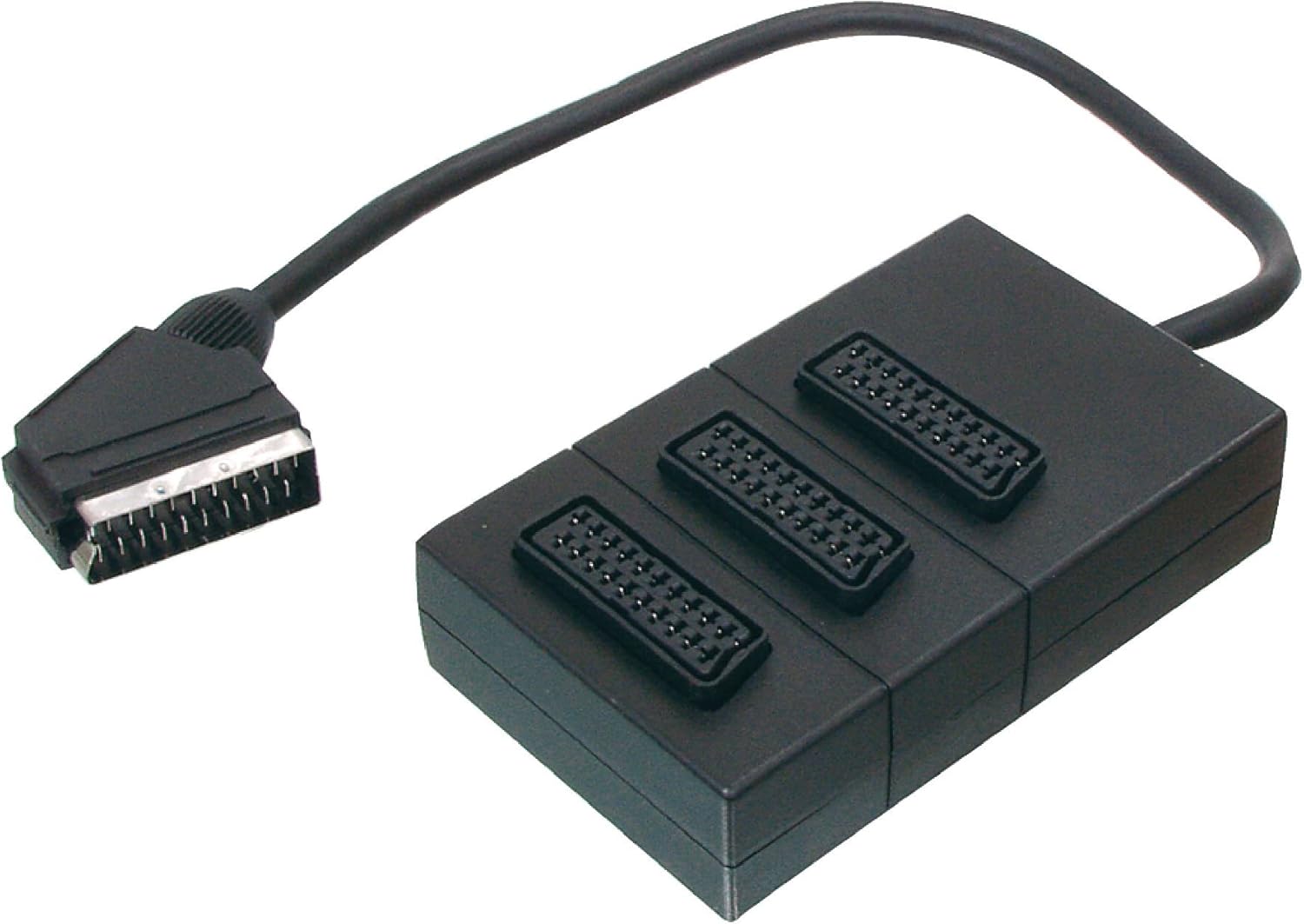 3fach Scart Verteiler Splitter Weiche - 3 Geräte an 1: Amazon.de ...