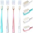 Amazon.com : Extra Soft Toothbrush 4 Pack Micro Nano Silk Toothbrushes ...