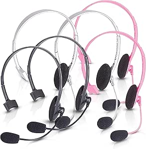 Amazon.com: ArtCreativity Toy Microphone Headsets for Kids, Pack of 12 ...