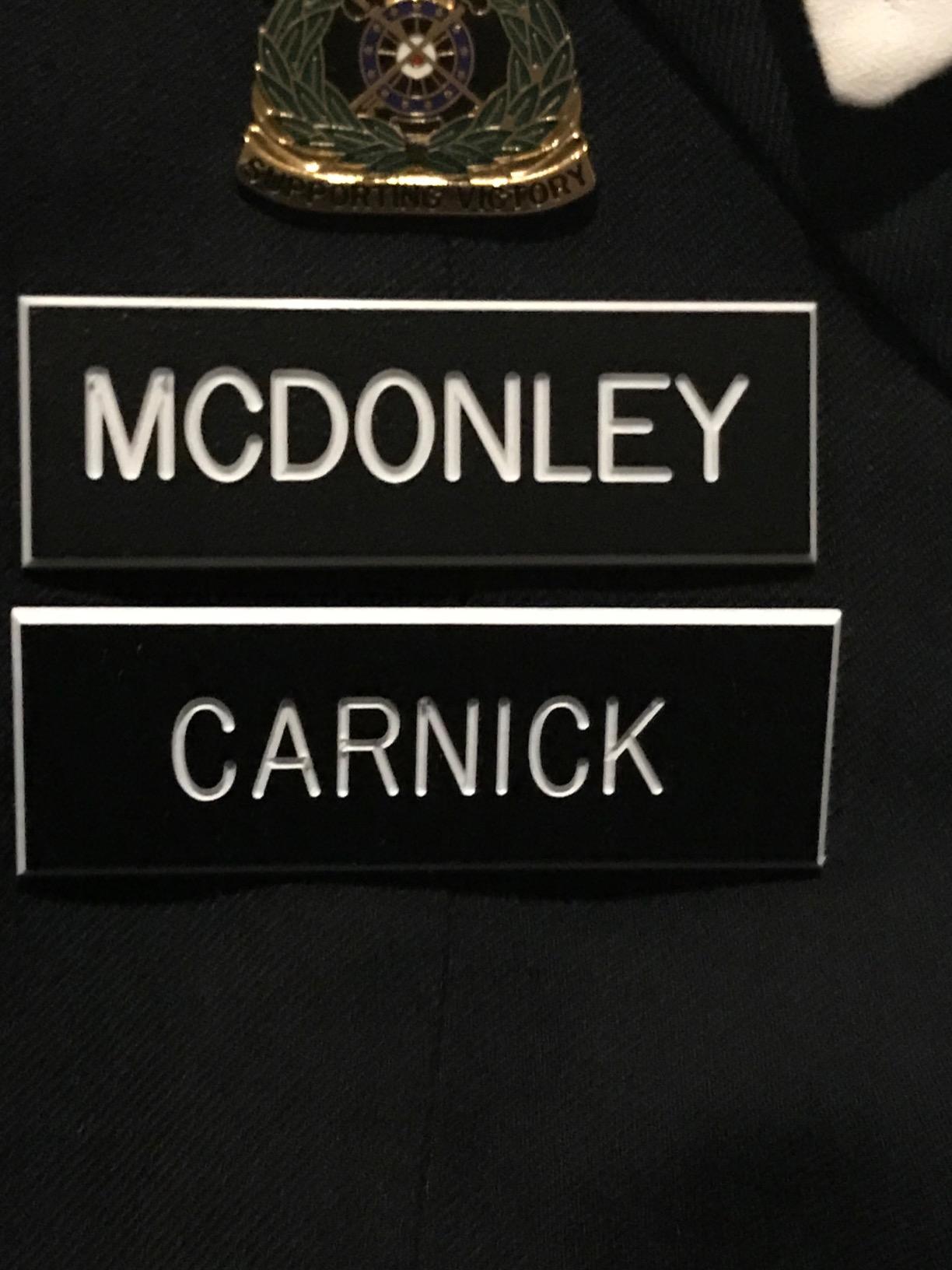 $4/mo - Finance Custom Name Plate for Army Service Uniform ASU | Buy ...