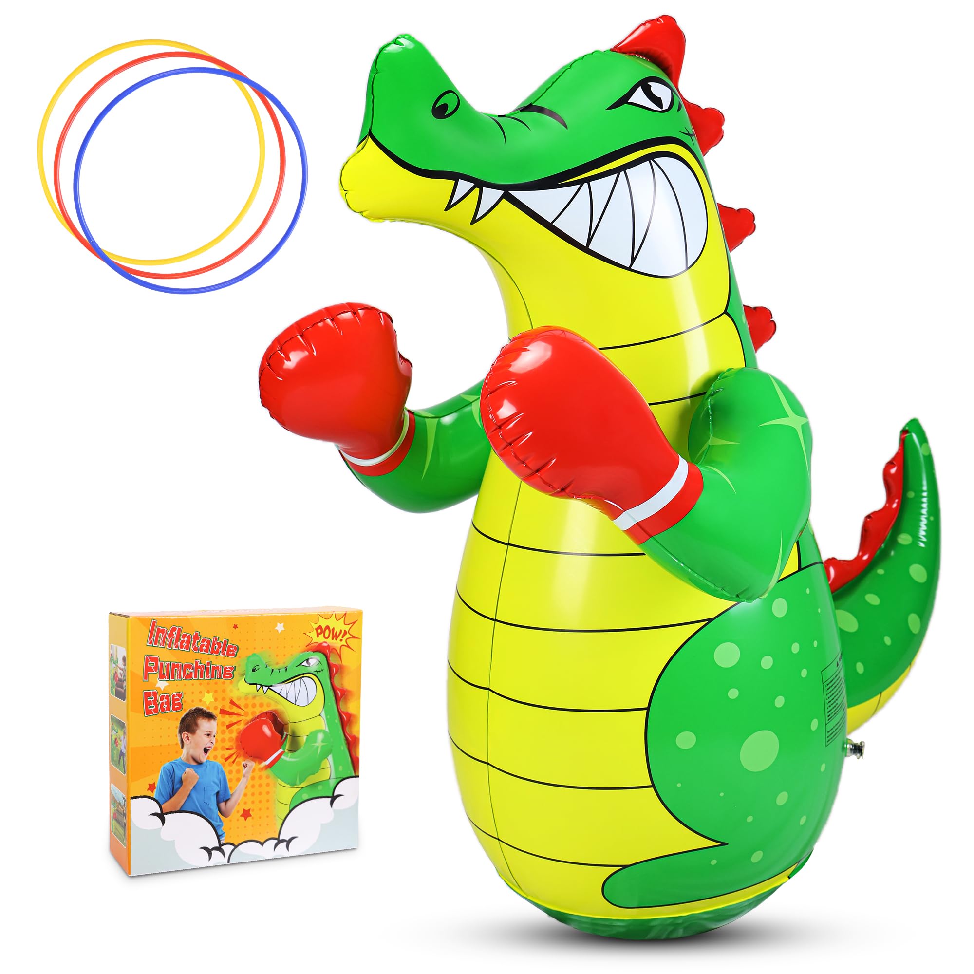 Inflatable Punching Bag for Kids, Bop Bag Inflatable Punching Toy ...