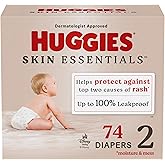 Amazon.com: Huggies Size 2 Diapers, Snug & Dry Baby Diapers, Size 2 (12-18 lbs), 116 Count ...