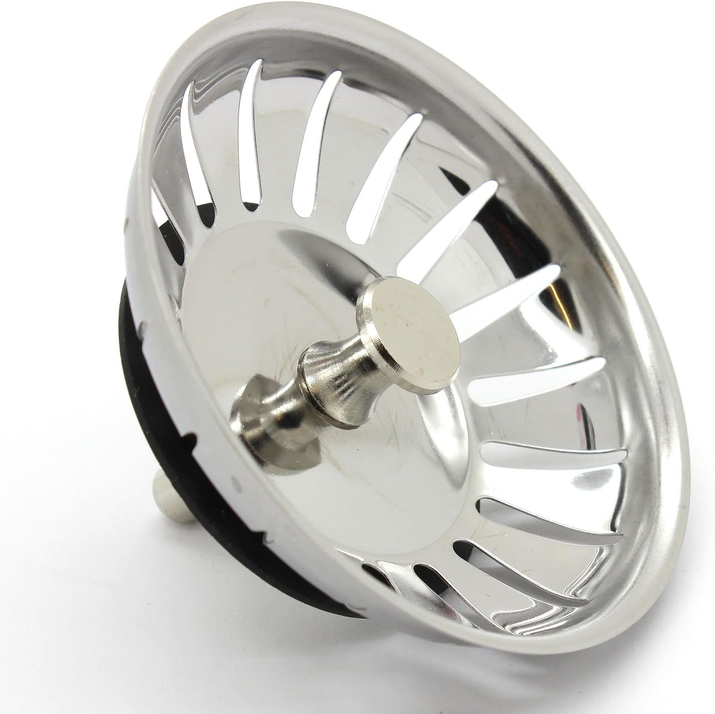 Arian Universal Kitchen Sink Strainer Waste Plug in Chrome: Amazon.co ...