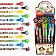 Amazon.com: TINYMILLS 24 Pcs Pirate Multi Point Stackable Push Pencil ...