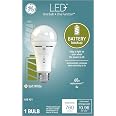 GE LED+ Backup Battery Light Bulb, Rechargeable, Soft White, Medium ...