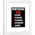 Amazon.com: Wieco Art Think Quotes Wall Art Inspirational Canvas Print ...