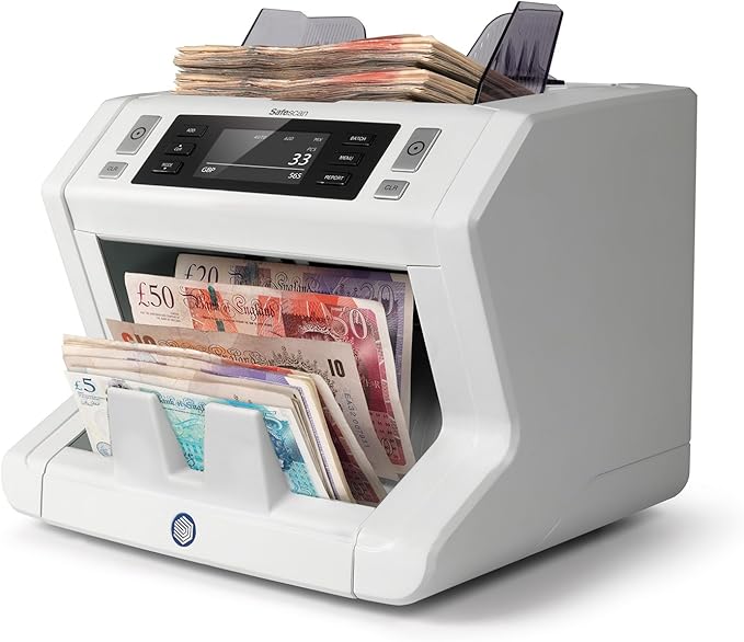 Safescan 2685-S money counter - Banknote Value Counter with 7 Point ...
