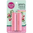 eos 100% Natural & Organic Lip Balm Stick, Strawberry Sorbet, All-Day ...