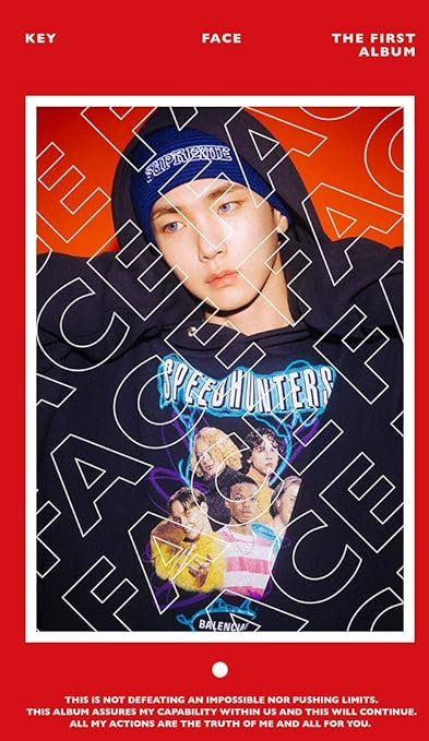 SHINEE KEY [FACE] 1st Album A/B Ver RANDOM CD+Photo Book+Photo Card ...