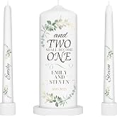 Amazon.com: Unity Candles for Wedding, Modern Unity Set, Custom and ...