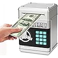 Amazon.com: Adevena Electronic Piggy Bank, Mini ATM Password Money Bank Cash Coins Saving Box ...