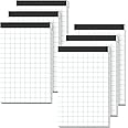 Amazon.com : Graph Paper Pads 6 Pack Grid Paper Pad 5x8 White Note Pads ...