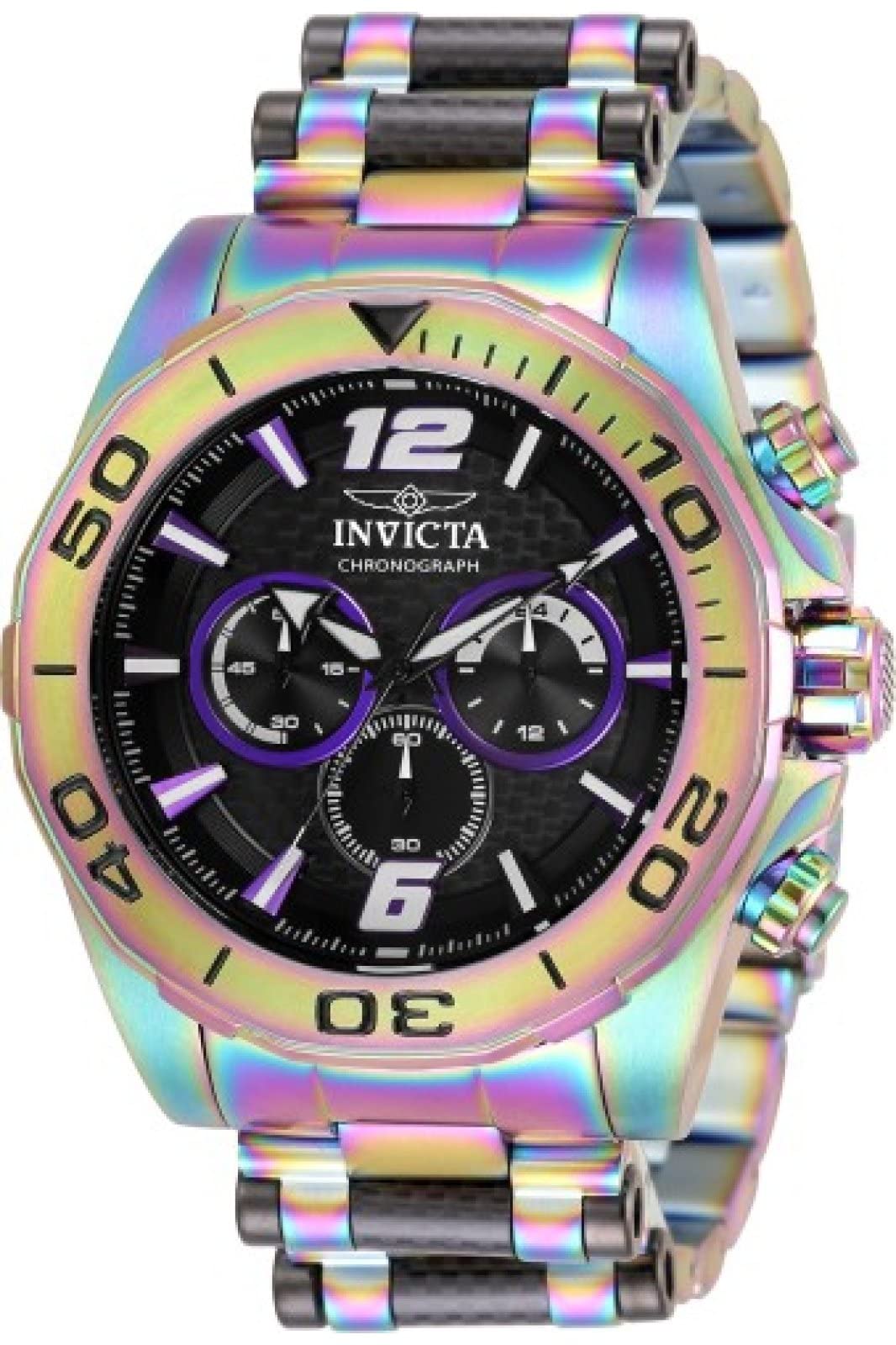 Mua Invicta Men's Speedway 48mm Stainless Steel, Carbon Fiber Quartz ...