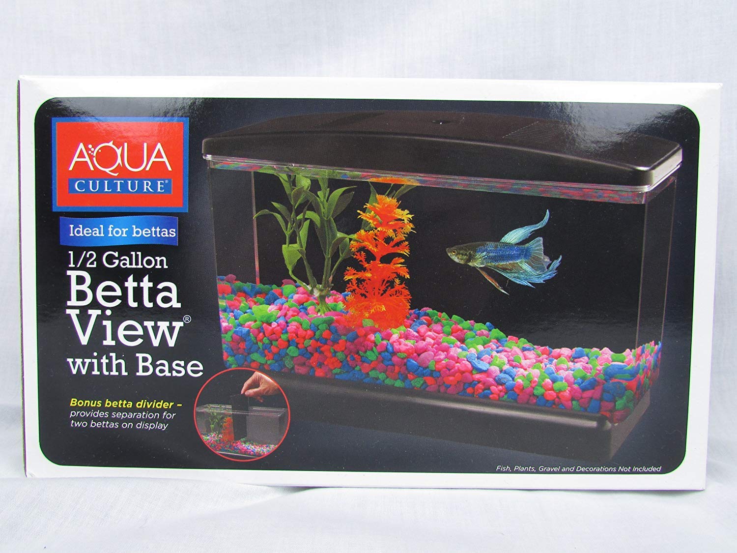AQUA CULTURE 1/2 Gallon Betta View with Base for sale | North Las Vegas ...