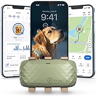 Tractive Smart Dog GPS Tracker | Live Pet Tracker with Virtual Fence | Vital Signs Monitoring of ...