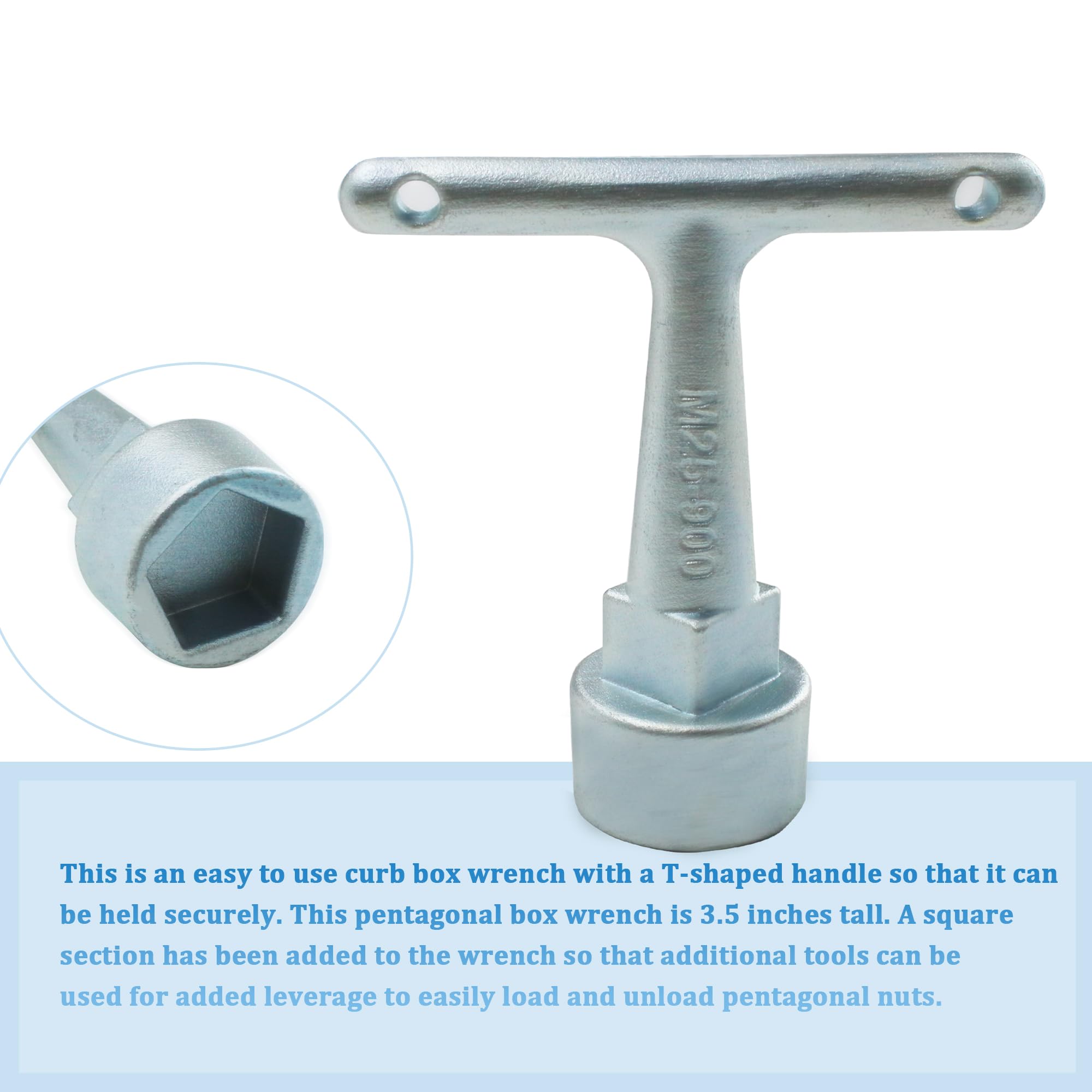 Mua Curb Box Wrench for Pentagon Curb Boxes，Curb Box key，Water Meter ...