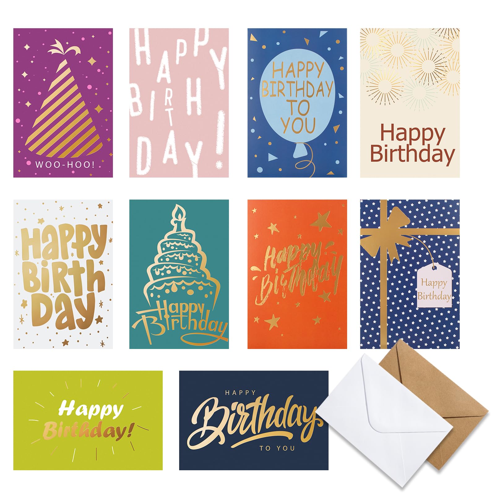 Mua Birthday Cards Bulk Set, Cofullsky Funny Birthday Cards for Women ...